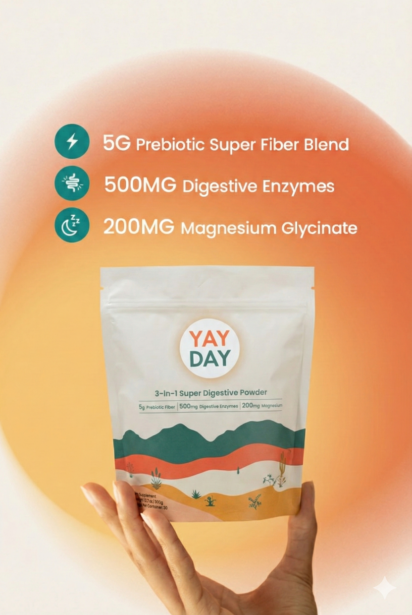 YayDay Digestive Super Supplement | Doctor-Developed for Gut Health