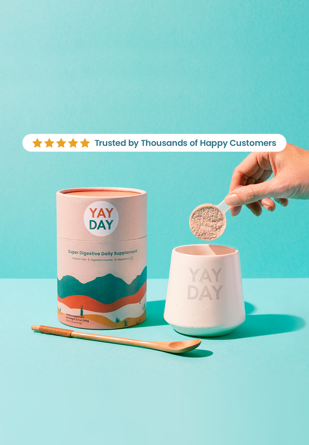 YayDay Digestive Super Supplement | Doctor-Developed for Gut Health